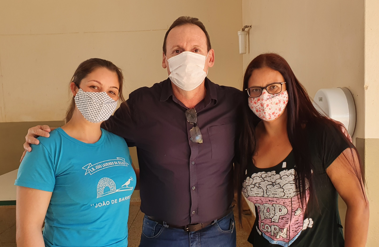Prefeito e secretária visitam escola do Bairro Ana Benta – Prefeitura Municipal de Capão Bonito